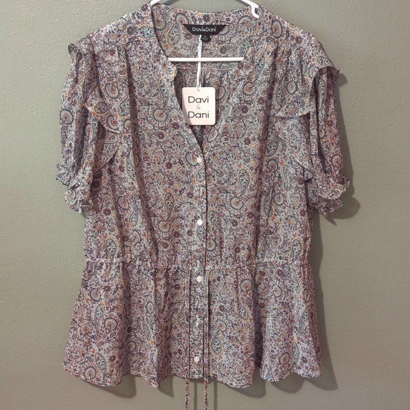 DAVI & DANI | Tops | Davidani Nwt Top X Blgncream | Poshmark